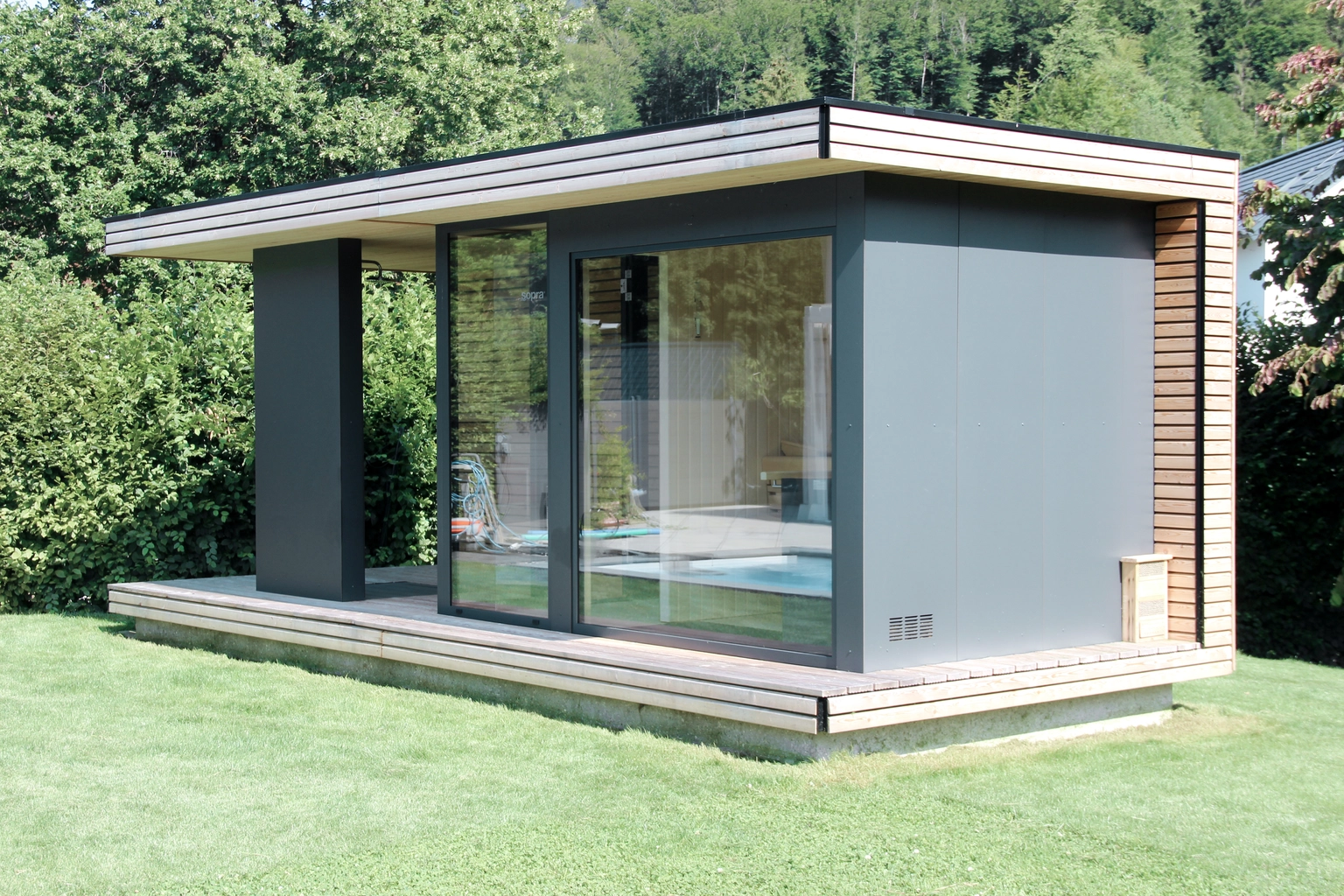 Moderne Außensauna - Sopra-Salzburg GmbH
